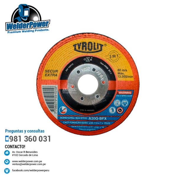 DISCO DE CORTE DE 4 1 2 X 3 32 X 7 8 WELDER POWER Premium Welding